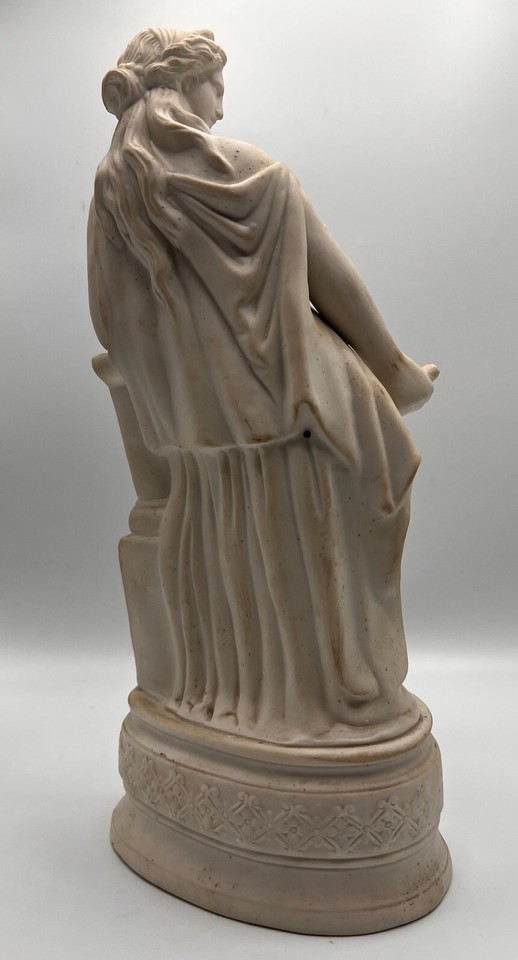 Nineteenth Century Parian Statue of the Goddess Hera In Repose Marked ...