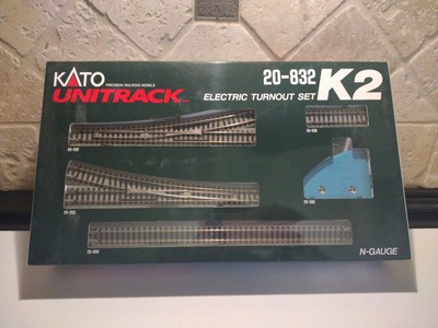 KATO UNITRACK - Electric Turnout Set K2 #20-832 - N Gauge NEW | eBay ...