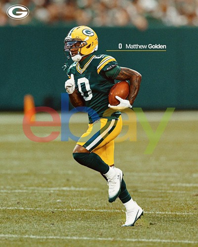 Matthew Golden Running Action Green Bay Packers 8x10 NFL Football Photo ...