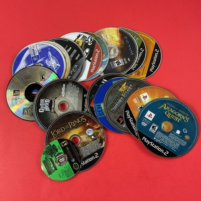 Lot of 20 Video Game Disks for RESURFACE PS2 Xbox Call of Duty, Halo ...