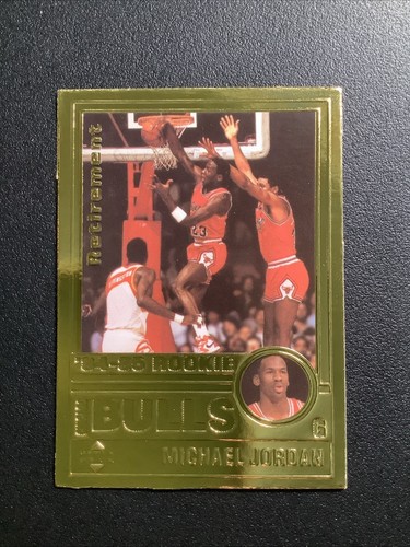 1999 Upper Deck 22 Kt Gold #G23 Michael Jordan /9923 84-85 Rookie NBA ...