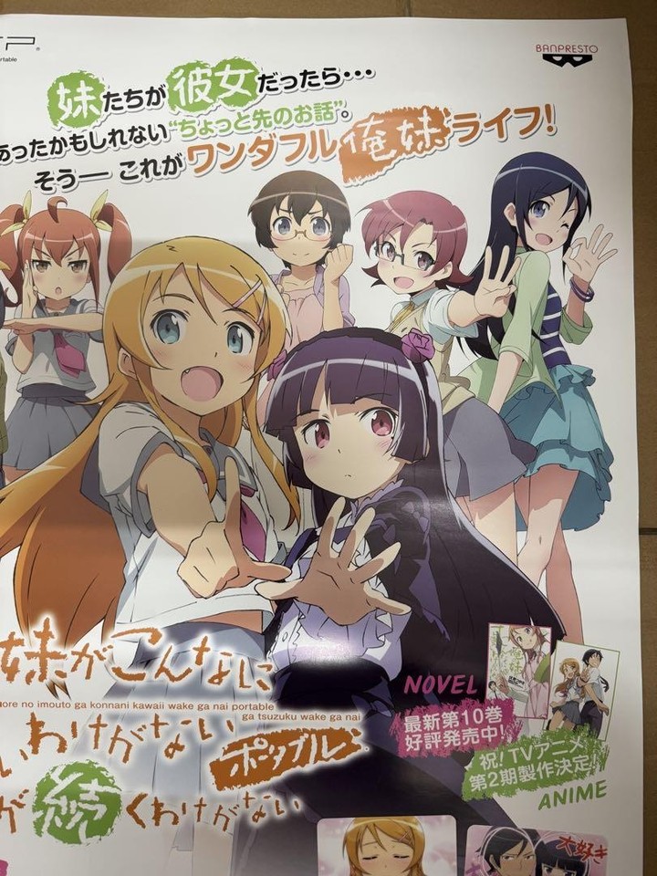 OREIMO Portable In-store Promotional Poster Japan Anime | eBay