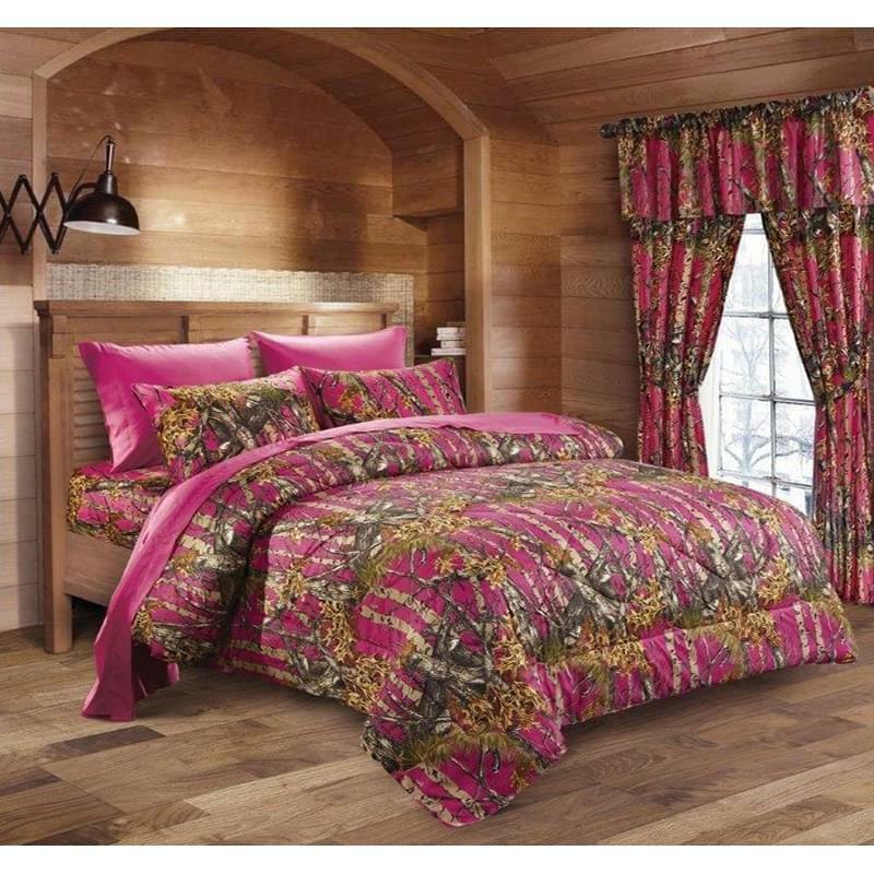 Pink Camo Bedroom Ideas Camouflage Bedding, Sheets And Comforters