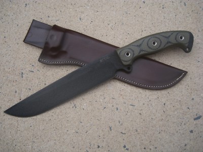 BUSSE Combat 2G Ergo Battle Mistress Knife Custom Molded Leather Sheath ...