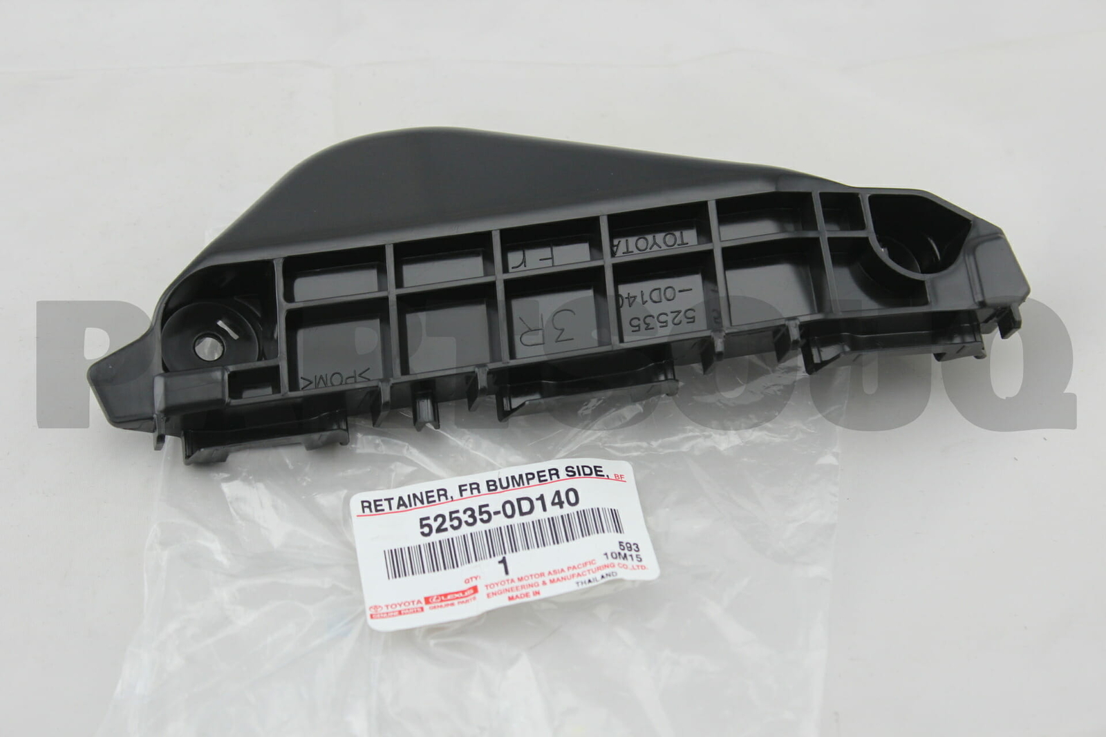 525350D140 Genuine Toyota RETAINER, FRONT BUMPER SIDE, RH 52535-0D140 ...