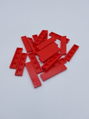 LEGO LOT 20 X TILE 1X4 ROUGE REF 2431 / 243121 *NEUF* | eBay