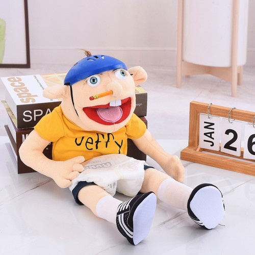 NEW Jeffy Puppet Jeffy Hand Puppet Soft Plush Toy Stuffed Doll Kids Toy ...