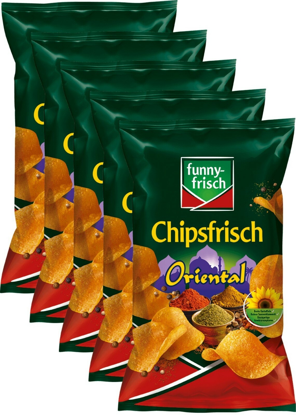 Funny Frisch Chips - Chipsfrisch Oriental - 5 Tüten je 150 Gramm | eBay.de