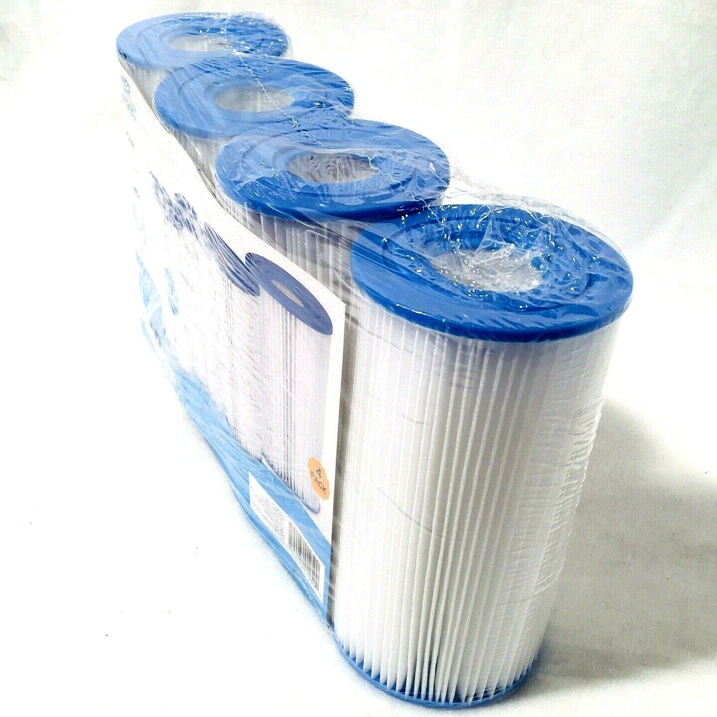 Summer Waves A or C Type Pool Filter Cartridge 4 Pack Universal ...