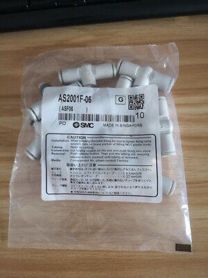 1Bag/10pcs New SMC AS2001F-06 AS2001F06 Fittings Control Valve Free ...