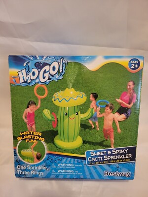 H20 Go Bestway Sweet and Spiky Cacti Sprinkler *New* | eBay