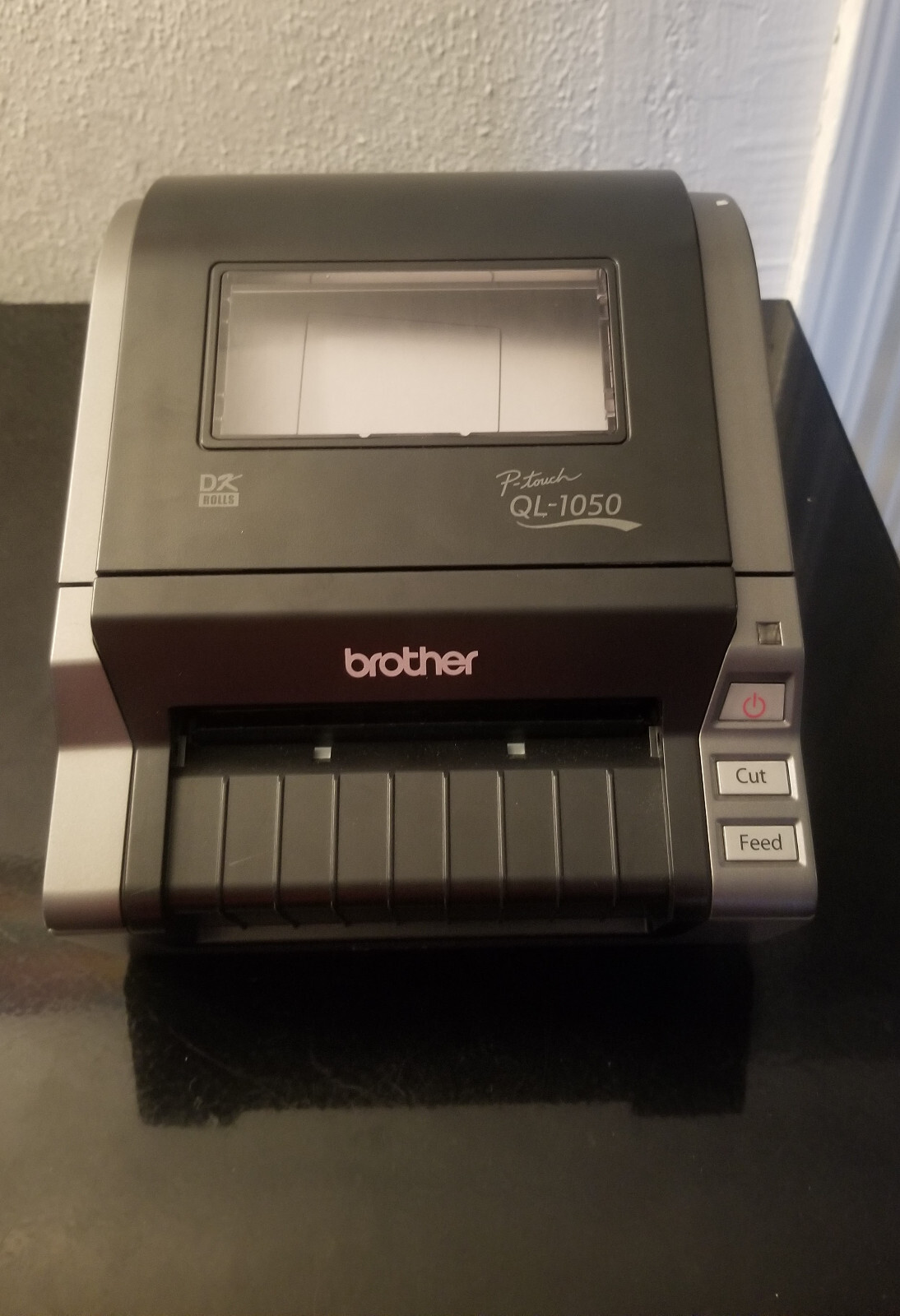 Brother QL-1050 Label Thermal Printer w/ power cable and 200 page roll ...