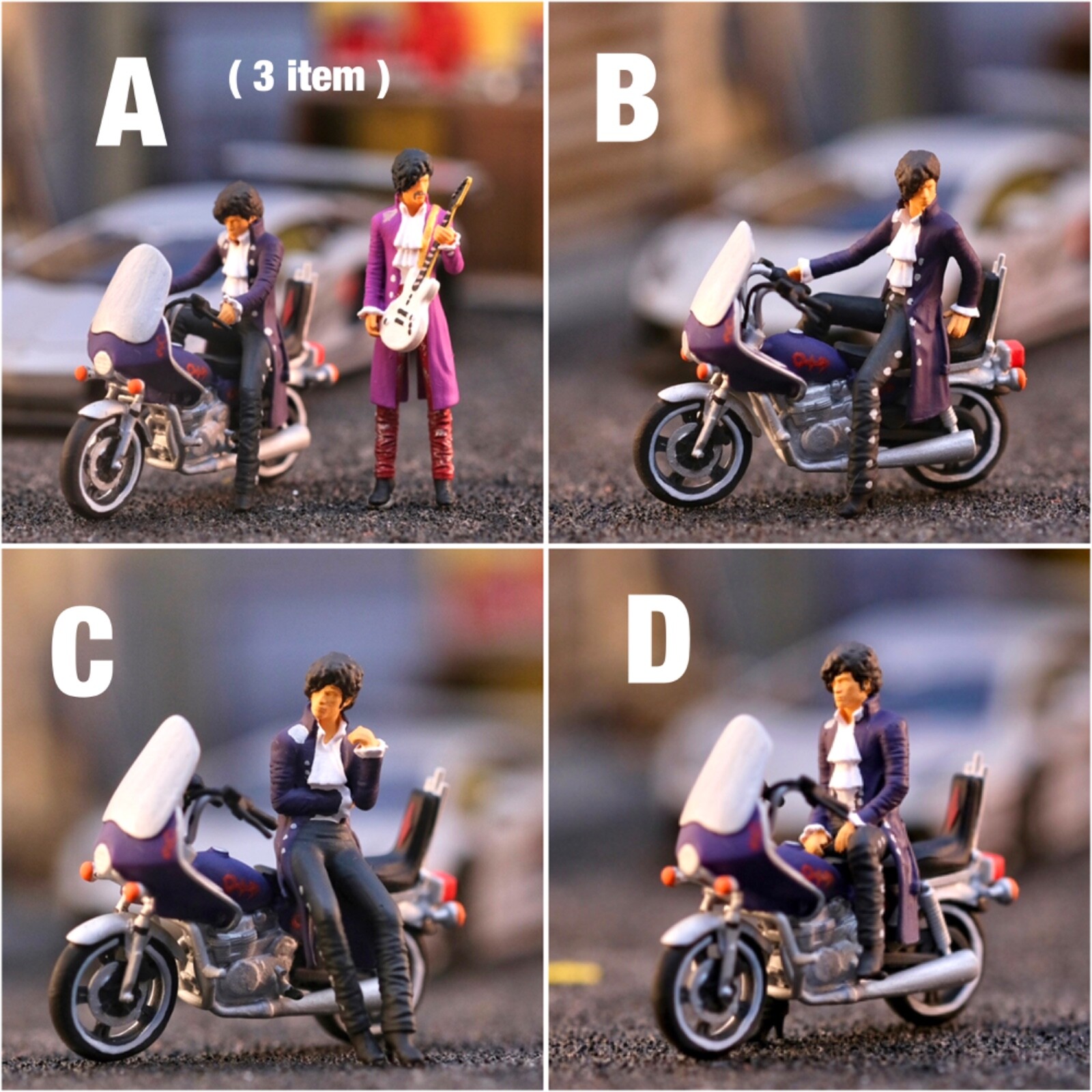 Miniature Figure Music Player and Motor Scale H01/87 or Scale 1/64 ...