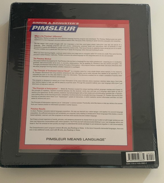 Comprehensive Ser.: Pimsleur Japanese Level 2 CD : Learn to Speak and ...