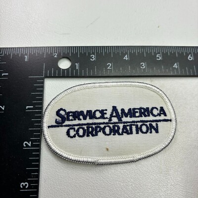 Vintage SERVICE AMERICA CORPORTATION Patch advertising 41MS | eBay