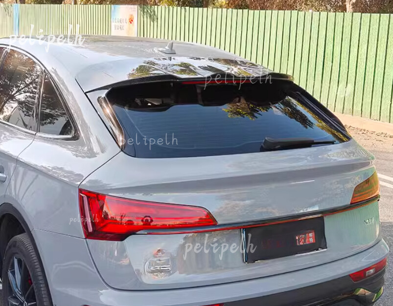 Real carbon For Audi Q5 SQ5 sportback 2021-2024 Rear Window Wing Roof ...