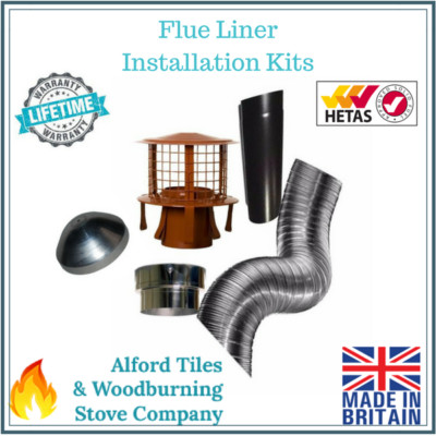 Flexible Flue Liner Installation Kit For Multi Fuel/Wood Burning Stoves ...