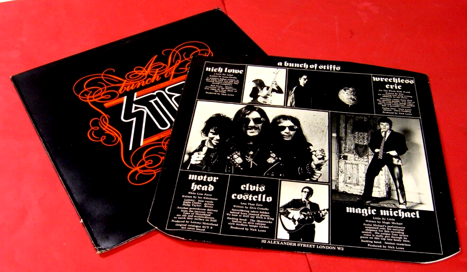 "BUNCH OF STIFF RECORDS " Various artists 1977, U.K. Stiff SEEZ 2 LP EX ...