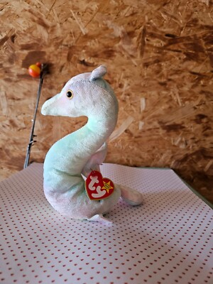 Neon the Sea Horse TY Beanie Babies 1999 | eBay