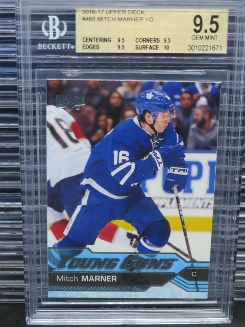 16-17 Upper Deck Young Guns Mitch Marner BGS 9.5 Gem Mint Marner RC | eBay