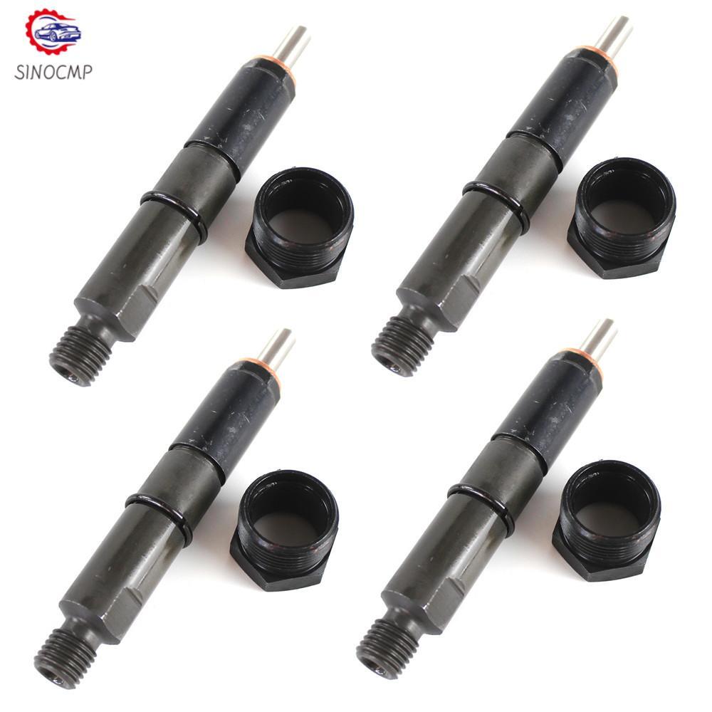 4Pcs Fuel Injectors For Skid Backhoe Case IH Lift Truck 584E 585E 586E ...