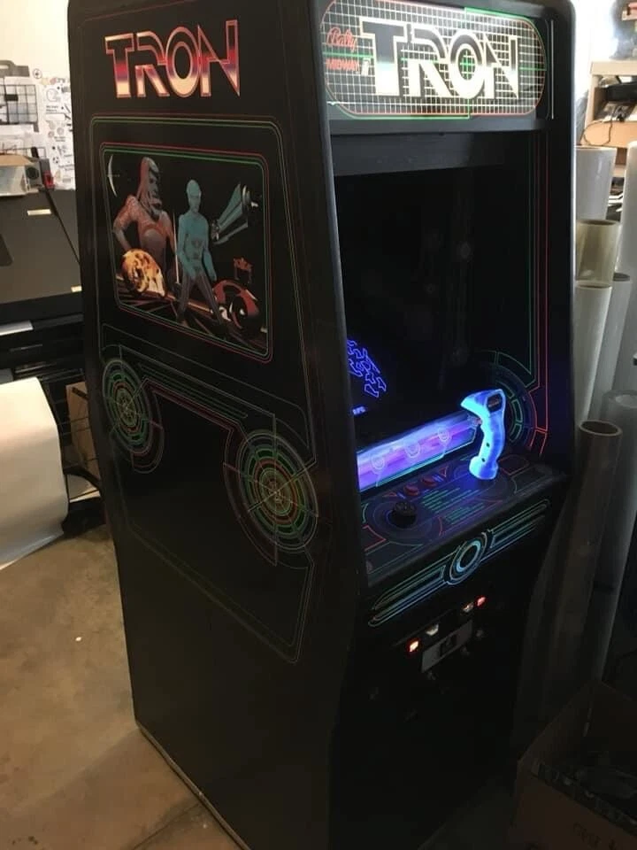 Tron Arcade Game Side