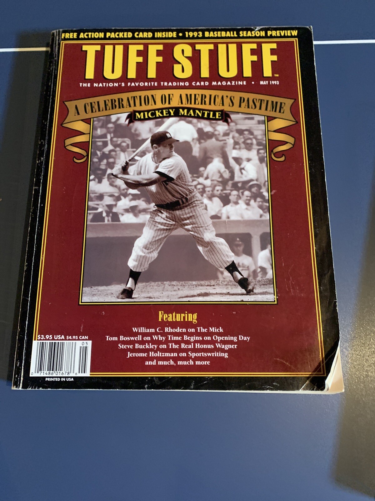 Michael Jordan Rare Tuff Stuff Magazine Lot Mickey Mantle Ryan 1992-93 ...