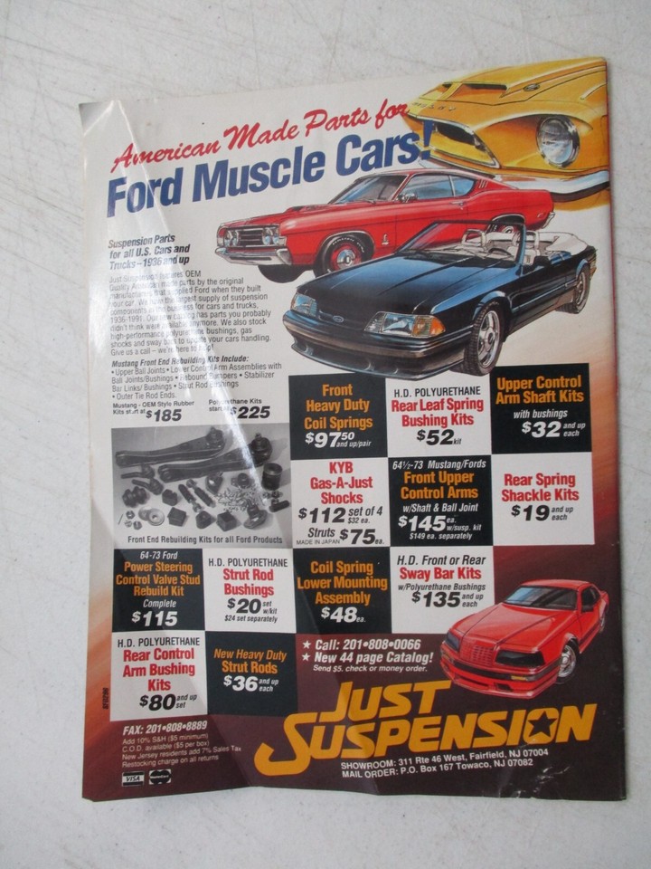 SUPER FORD MAGAZINE FEBRUARY 1996 347 STROKER BUILDUP 8 SECOND 5.0 ...