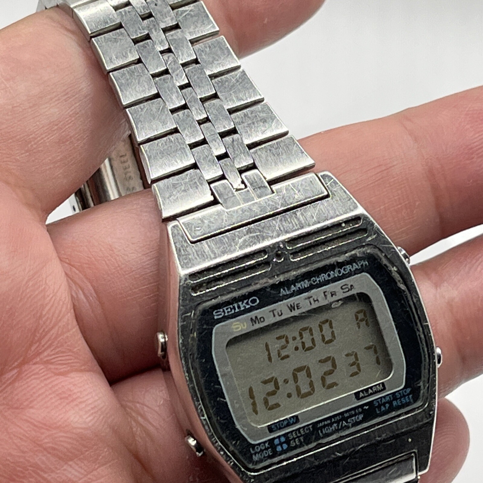 Vintage Seiko A257-5010 Digital Watch. Works- 1981. I | eBay