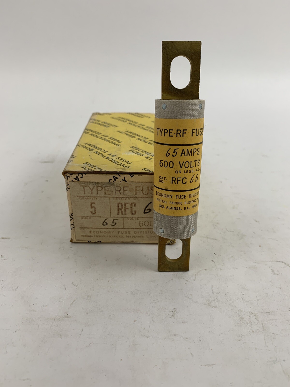 Economy Fuse RFC65 65A 600V Type-RF Fuse "Lot of 5" | eBay