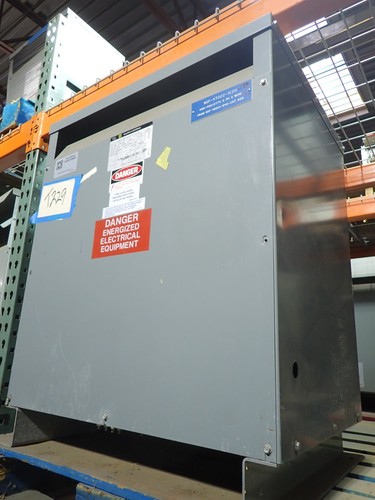 SQUARE D 75T76HFCU 75 KVA 3 Phase Dry Transformer 480-480y/277v Tested ...
