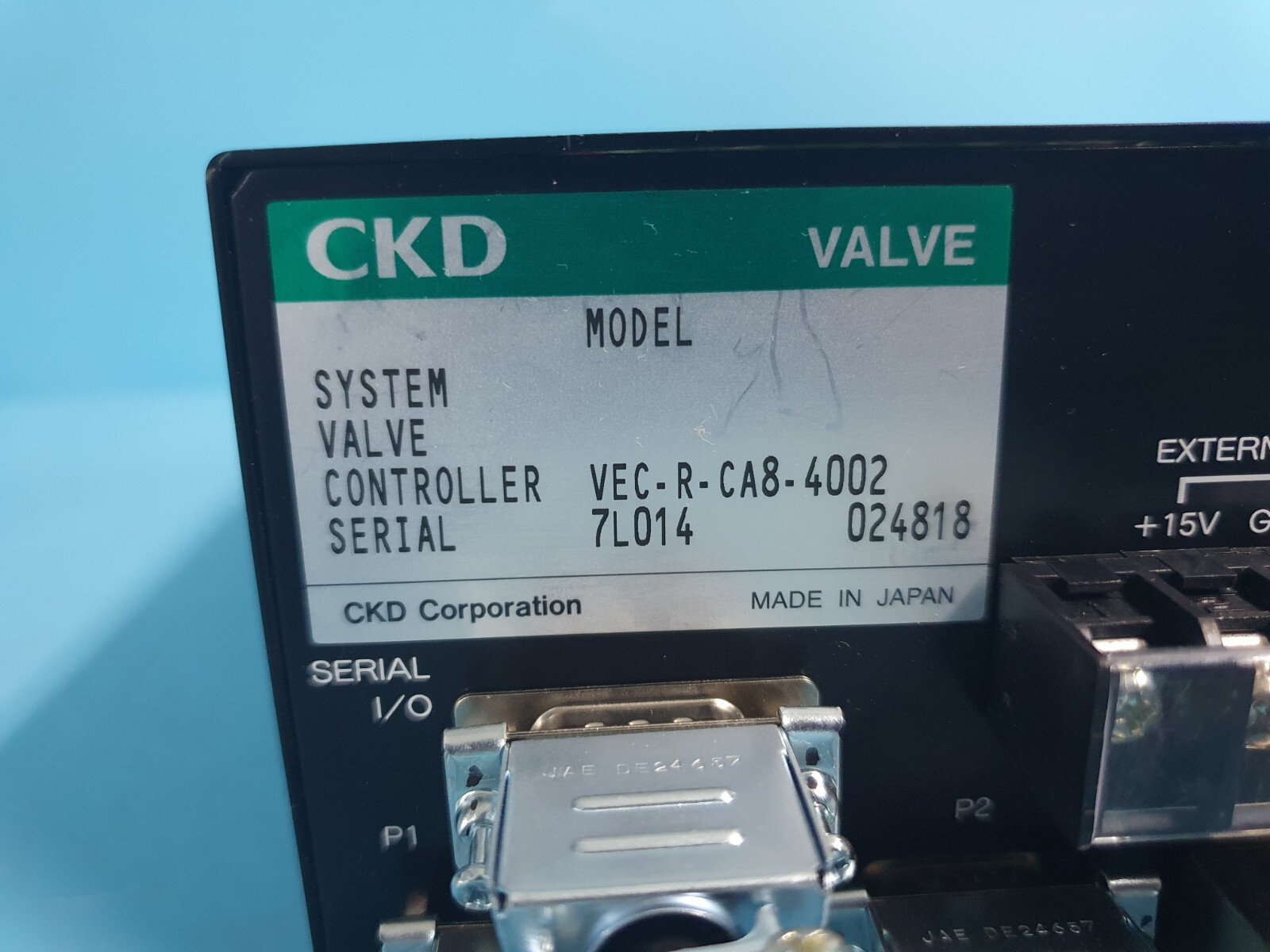 As-Is CKD SYSTEM VALVE CONTROLLER VEC-R-CA8-4002 for sale online | eBay