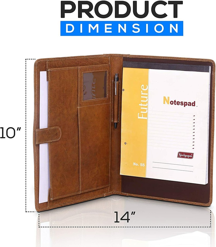 Handmade Leather Business Portfolio Folder Personal Organizer, Luxury ...
