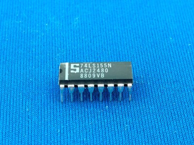 5 x 74LS155N Signetics Dual 1 of 4 Decoder Demultiplexer 74LS155PC ...