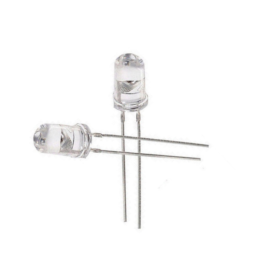 50/100/200/500/1000 Pcs F5 5mm RED Round Superbright LED Light LED lamp ...