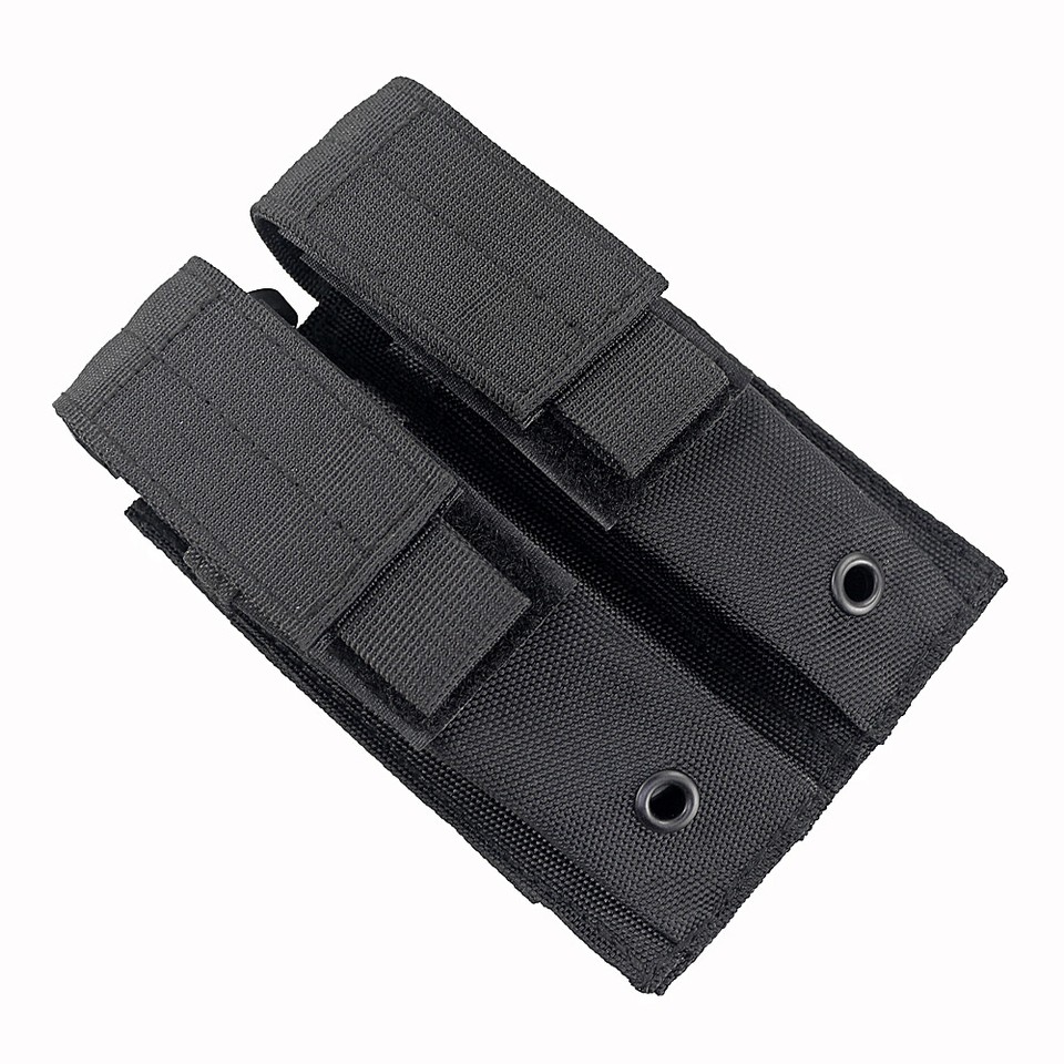 Tactical Belt Mag Holder Pistol Magazine Holster Double Open-Top ...
