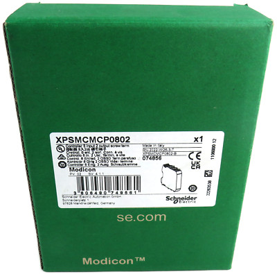 SCHNEIDER XPSMCMCP0802 Controller 8 Inputs 2 Outputs Module New ...