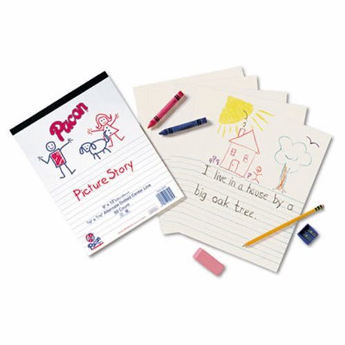 Multi-Program Picture Story Paper, 5/8" Long Rule, 12 x 9, 500 Sheets ...