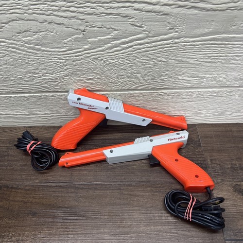Official Nintendo Nes Orange Light Zapper Guns Pair | eBay