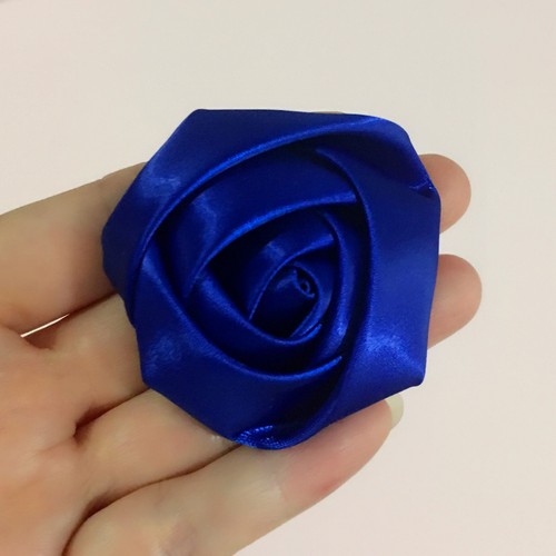 24PC Multi-Color Satin Ribbon Rose Flower DIY Wedding Bouquet About ...