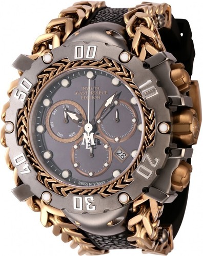 Invicta Gladiator Masterpiece Khaki Dial Swiss Quartz Men's Stingray ...