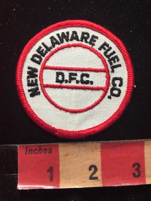 Vtg DFC NEW DELAWARE FUEL COMPANY Advertising Patch 85KK | eBay