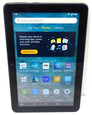 Amazon Fire HD 8 10th Gen Kids Edition 64GB Wi-Fi 8" Tablet - Gray | eBay