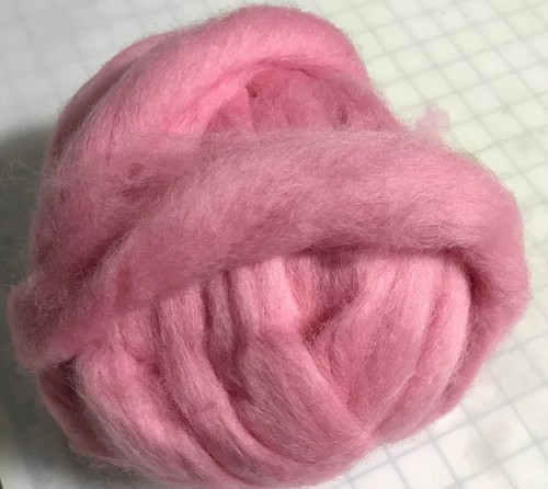 Pink - Finest Romney & Merino Wool Roving (.5 Oz) | eBay