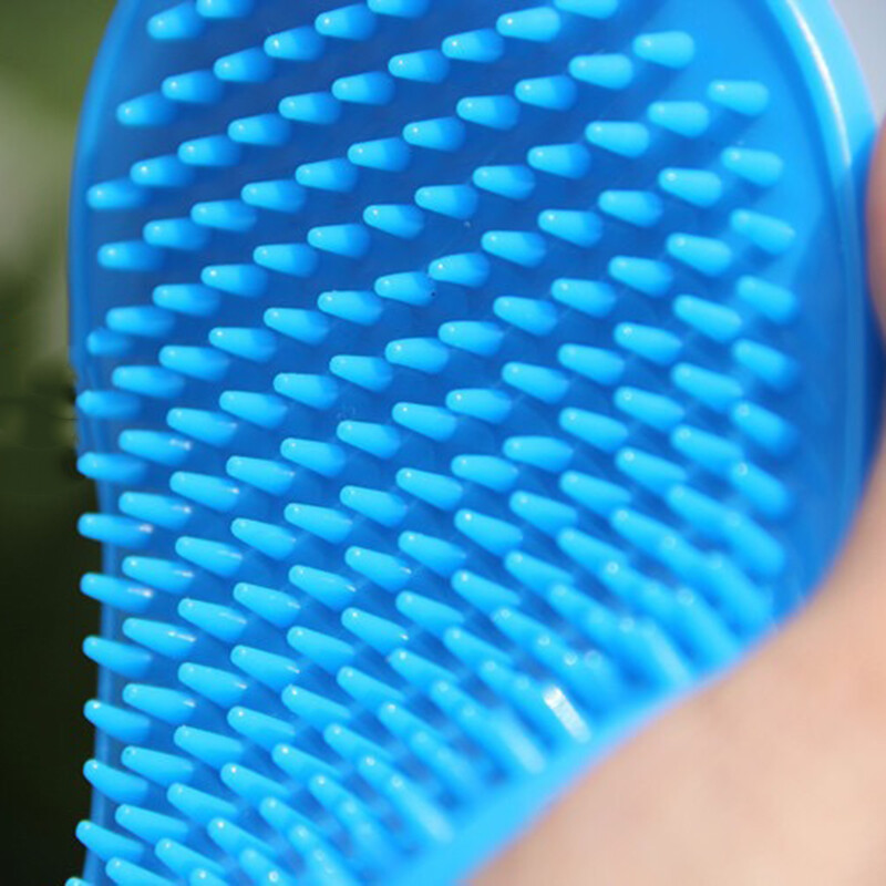 Pet Dog Cat Bath Glove Brush Comb Rubber Hair Grooming Massaging ...