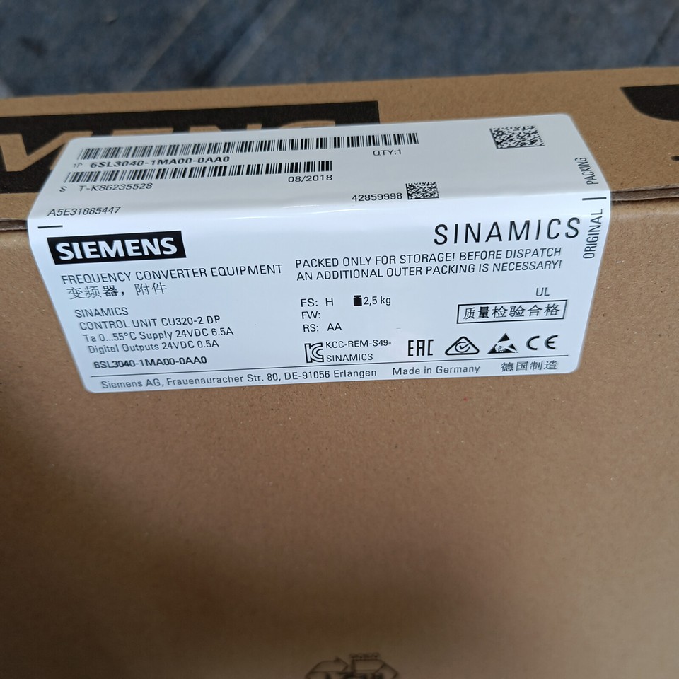 1PC New Siemens S120 inverter CU320 control unit 6SL3040-1MA00-0AA0 | eBay