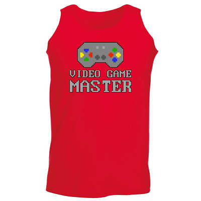 Video Game Master Gamer Games - Funny Muscle Singlet Vest Unisex Tank ...