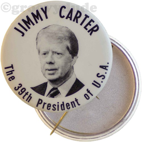 Jimmy Carter The 39th President of U.S.A. - Political Pin Pinback ...