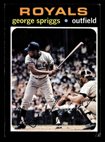 1971 Topps #411 George Spriggs VG-EX Royals | eBay