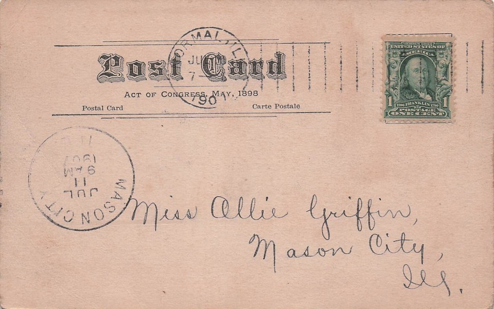 Bloomington Illinois IL Miller Park Lake Boat Hou Normal Mason City ...